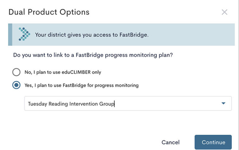 New FastBridge and eduCLIMBER integration streamlines intervention and ...