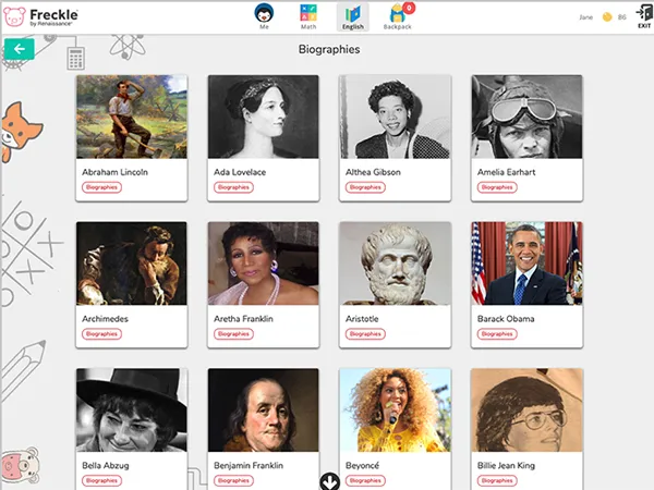 Differentiated Instruction and Practice Supported By Freckle