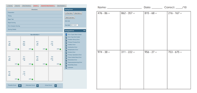Research-Based CAT & CBM Math Assessments