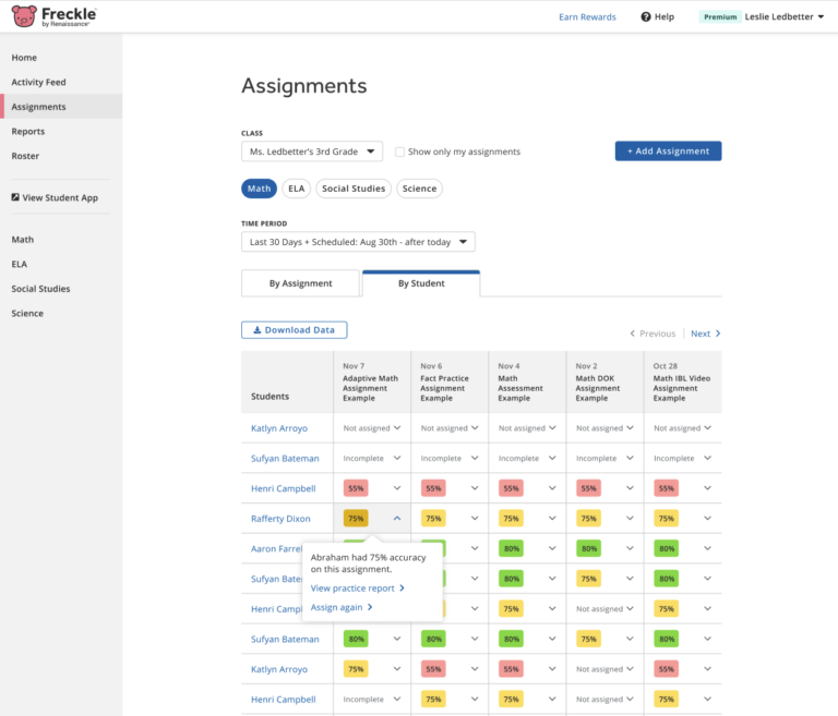 Introducing new Freckle Report recommendations for ELA and math ...
