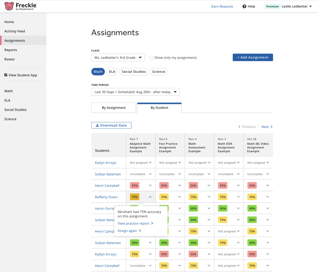 Introducing new Freckle Report recommendations for ELA and math ...