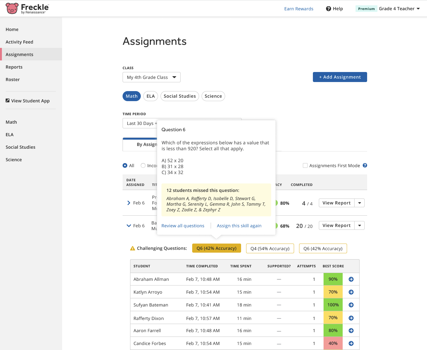 Introducing new Freckle Report recommendations for ELA and math ...