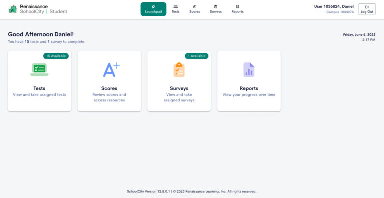 Meet SchoolCity’s redesigned Student Portal | Renaissance